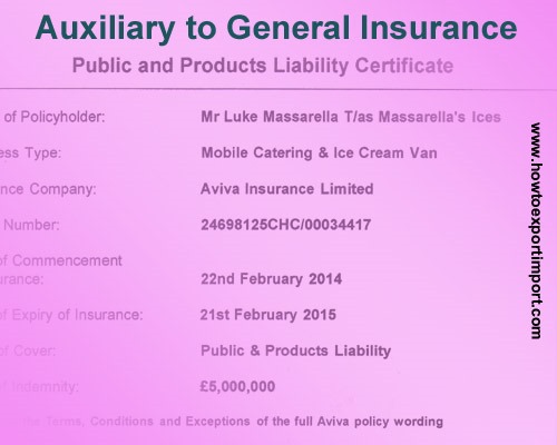 GST Tax for insurance auxiliary services concerning general insurance business